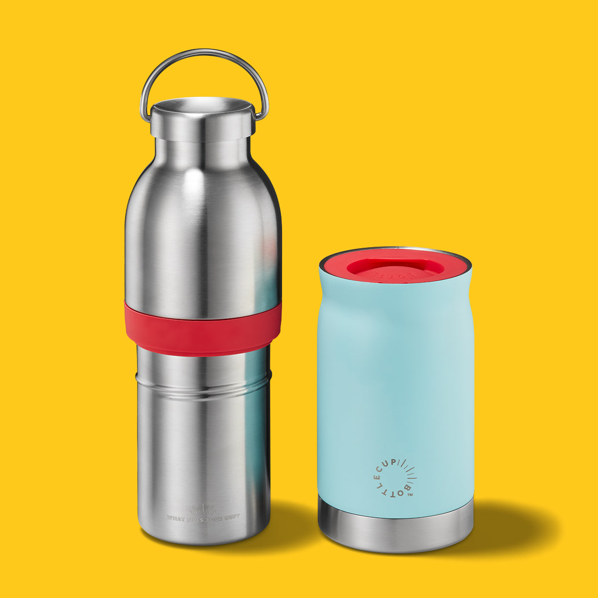 Bottlecup | Your 2in1 Reusable Water Bottle AND Coffee Cup