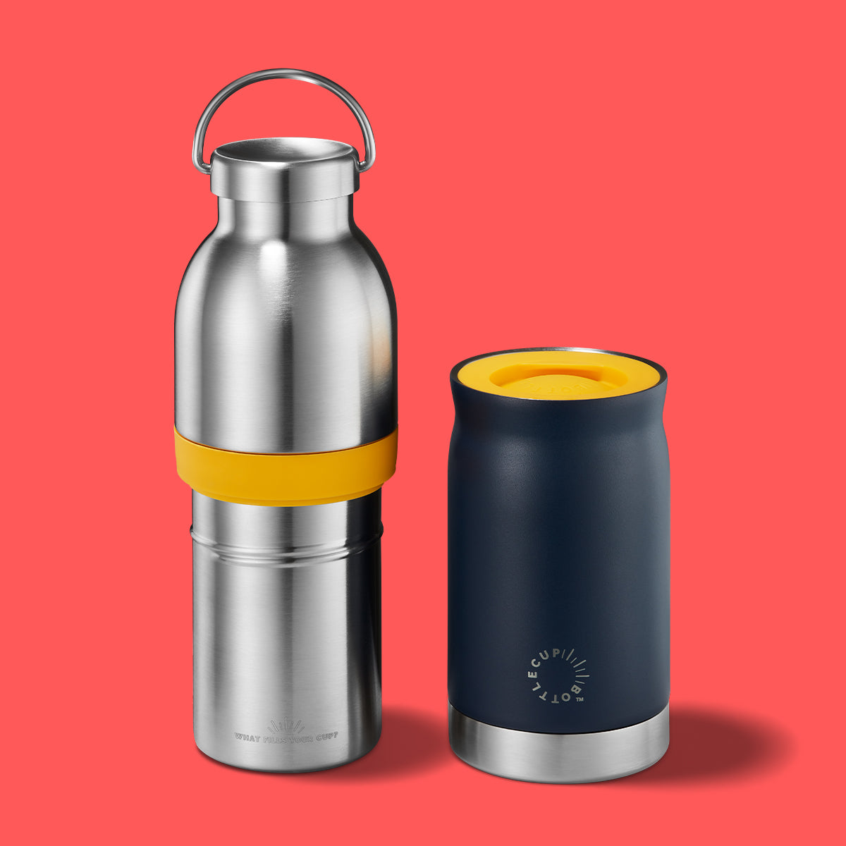 Bottlecup | Your 2in1 Reusable Water Bottle AND Coffee Cup